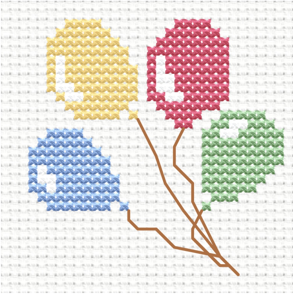 Balloons - Rambling Rose