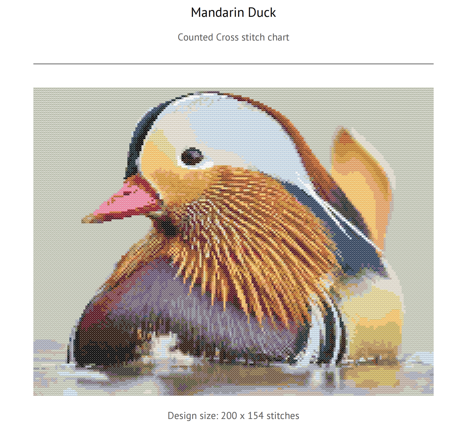 Mandarin Duck - Rambling Rose